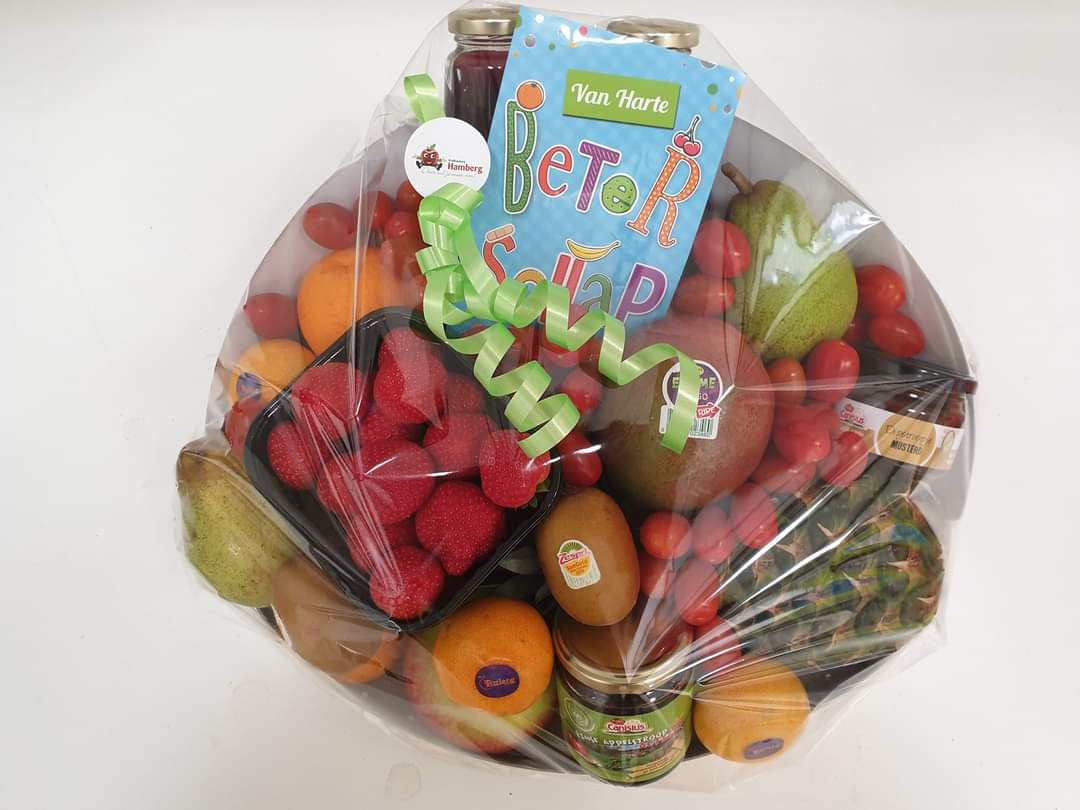 Fruitmand XL incl kaartje en gratis bezorging. - Thuisfruit